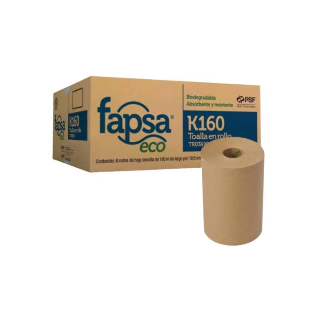 Toalla en Rollo ECO-FAPSA 6 rollos de 160 metros. – Qroclean ...